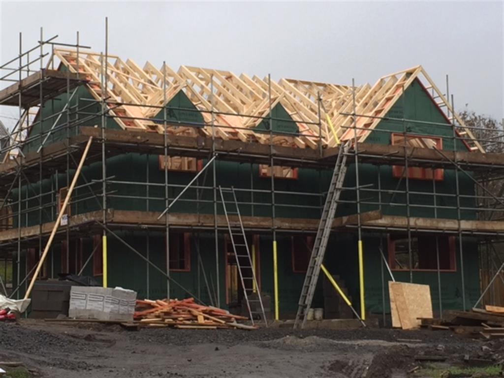 Fforest Timber Engineering :: TIMBER FRAME CONSTRUCTION